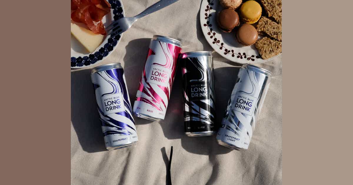 Arctic Blue Long Drink Light Grapefruit 5% 330ml (24 cans) - Arctic ...